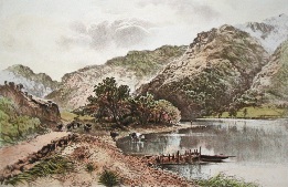 Prints of Scotland, hand coloured etchings and engravings
