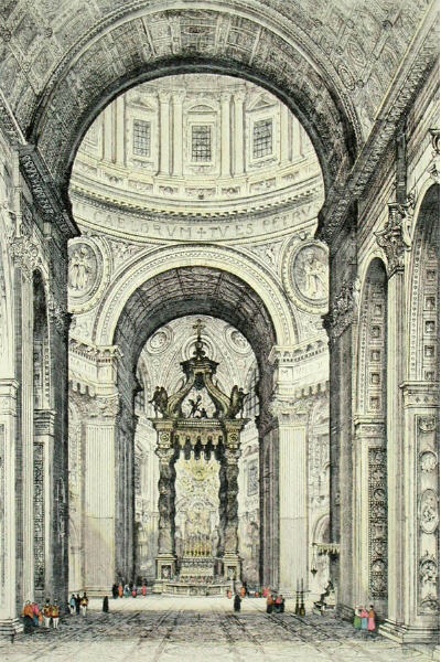 Prints of Italy, hand colored etchings and engravings
