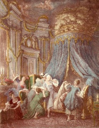 Hand colored prints - Decorative French scenes